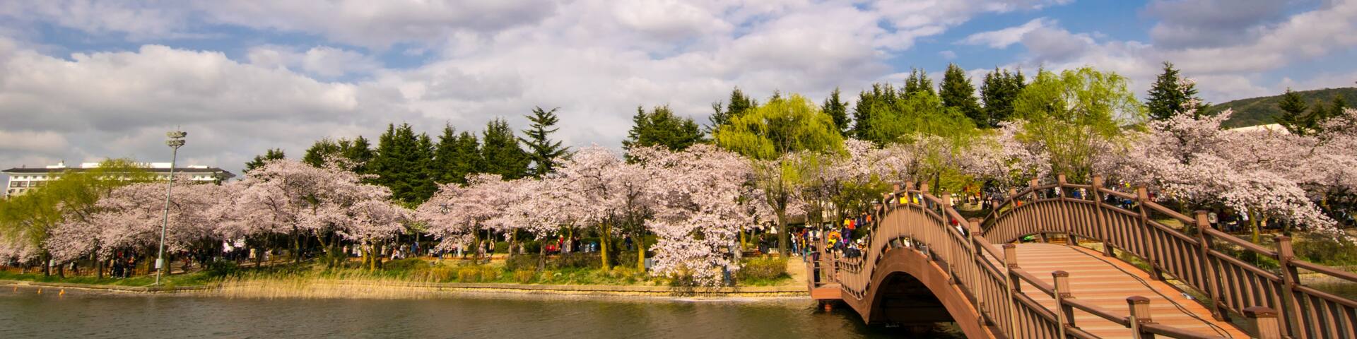 Lago Bomun, Gyeongju, Gyeongsang do Norte, Coreia do Sul
