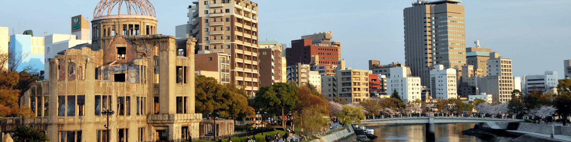 Área comercial do centro de Hiroshima, Hiroshima, Hiroshima (prefeitura), Japão