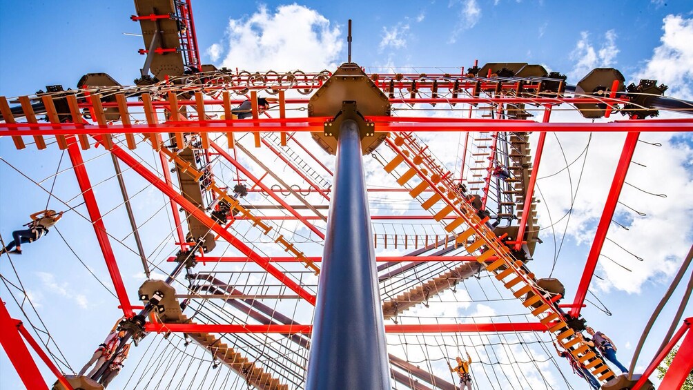 Outdoor High Ropes Experience At The Bear Grylls Adventure