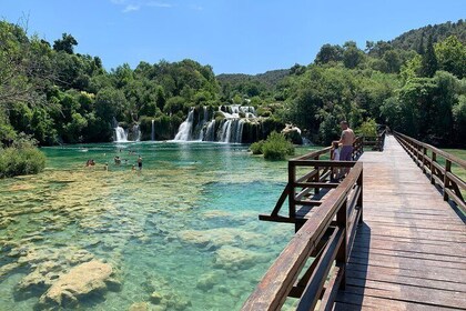 Private Krka Waterfalls Full-Day Tour with Wine Tasting From Zadar