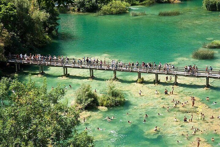 Private Krka Waterfalls Full-Day Tour with Wine Tasting From Zadar