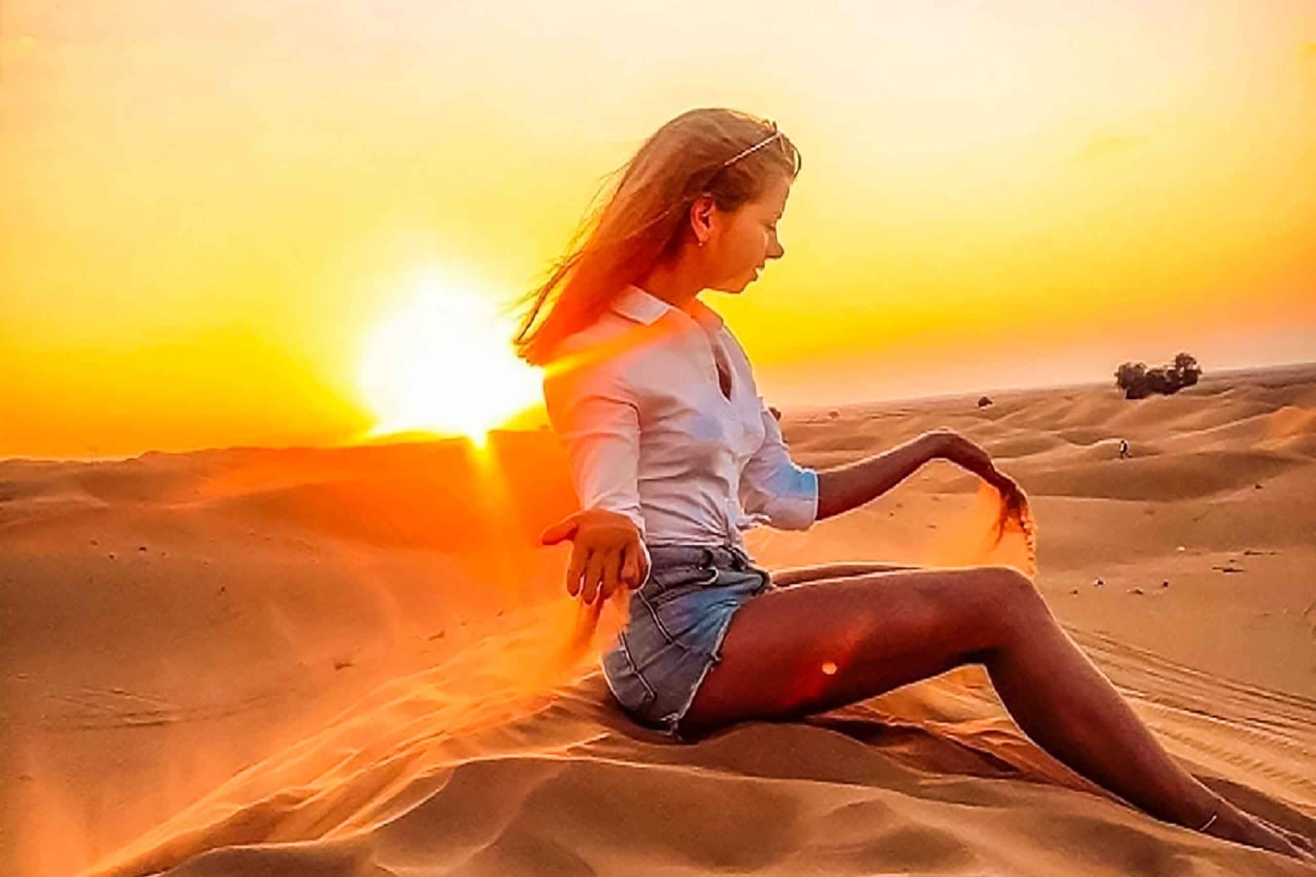 Dubai Desert Safari With BBQ Dinner Quad Biking Options