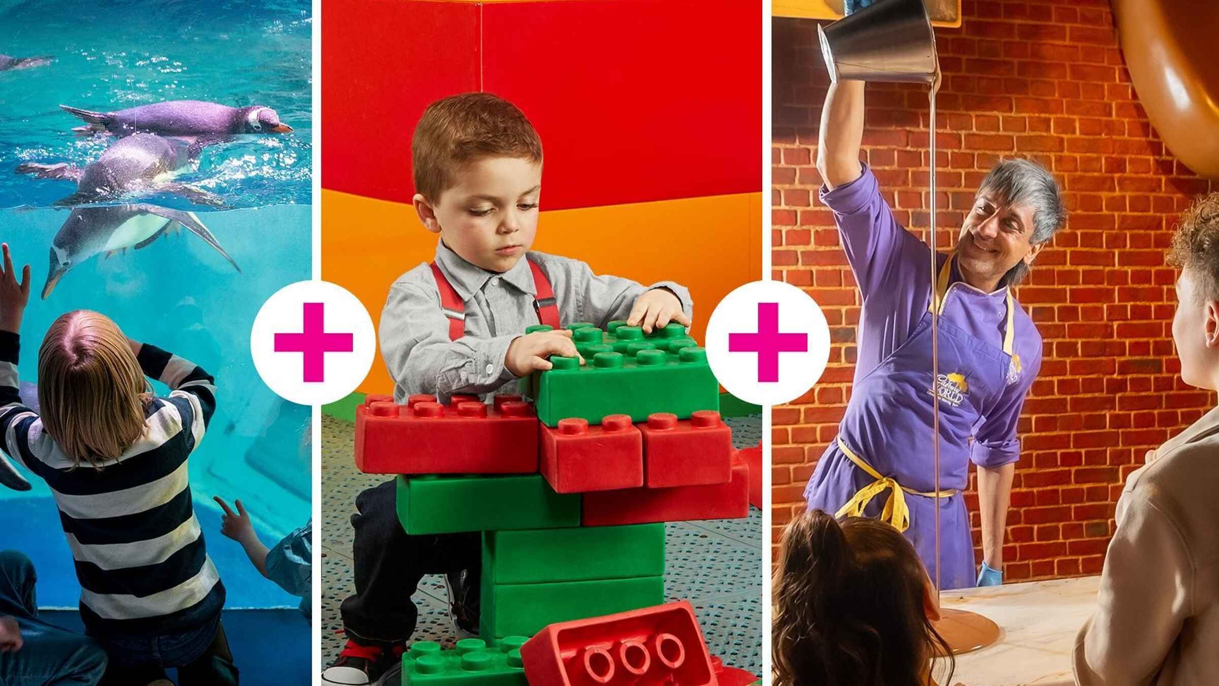 Birmingham: Cadbury World + SEA LIFE + LEGOLAND Discovery Birmingham: Cadbury World + SEA LIFE + LEGOLAND Discovery
