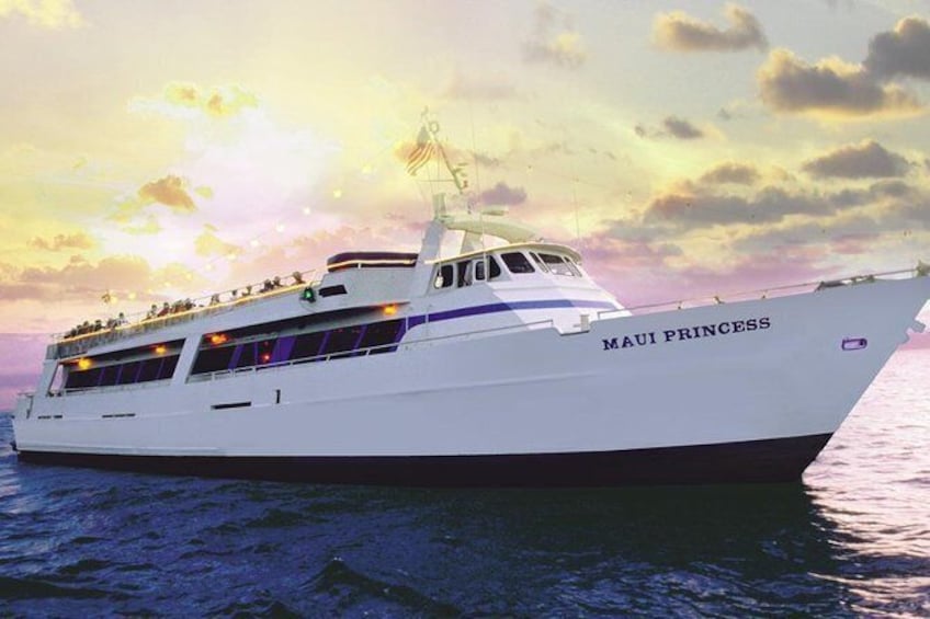 Maui Sunset Dinner and Dance Cruise from Lahaina Harbor Maui Sunset Dinner and Dance Cruise from Lahaina Harbor